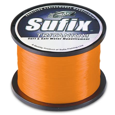 Tritanium Plus Surf Monofilament Line 300 Metre Spools Neon Orange