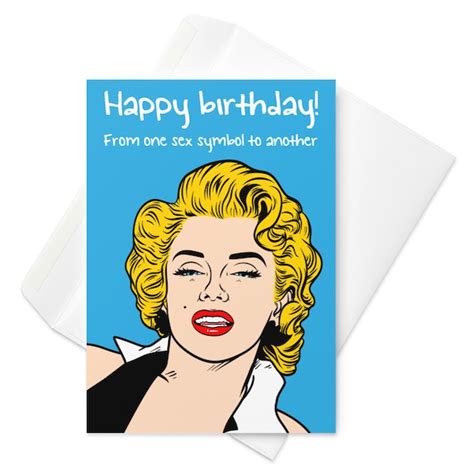 Marilyn Monroe Happy Birthday Card Etsy Denmark