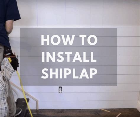 How To Install Shiplap The Saw Guy