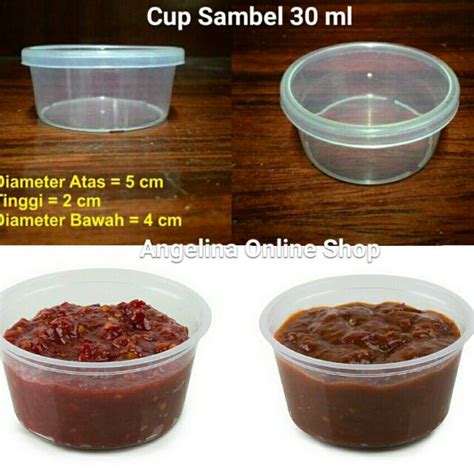 Jual Cup Sambel Isi 50 Pcs Shopee Indonesia