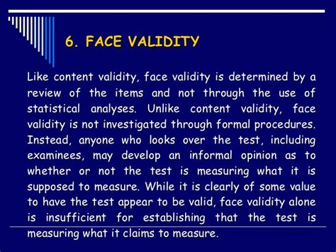 Presentation Validity Reliability Artofit