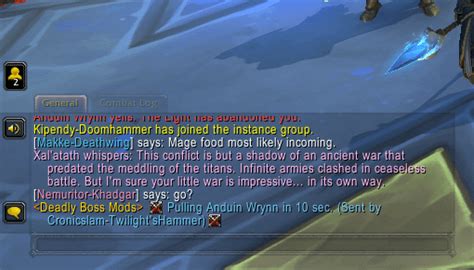 Xalatath Whispers In Auduin Boss Fight R Wow