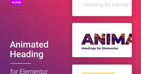 Animated Heading For Elementor Wp Plugins Ft Tecnologia And Application