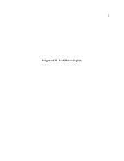 Assignment 10 Sex Offender Registry 1 Pdf 1 Assignment 10 Sex Offender Registry 2