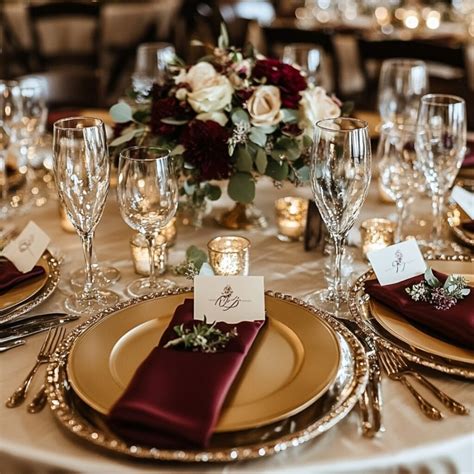 Burgundy And Gold Winter Wedding Colors Stunning Tips To Wow Yeah