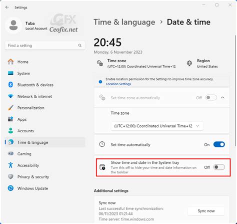 How To Hide The Clock And Date From The Taskbar In Windows