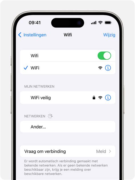 Verbinding Maken Met Wifi Op Een Iphone Ipad Of Ipod Touch Apple
