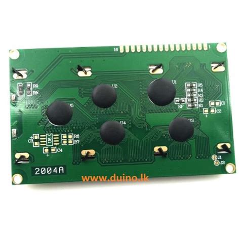 20×4 Lcd Display Module Hd44780 Yellow Back Light Duinolk The