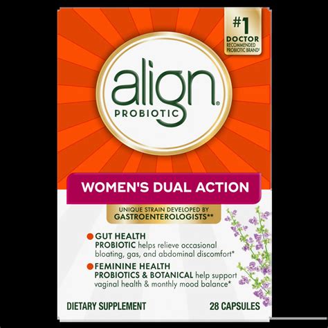 Align Womens Dual Action Probiotic Supplement Align Probiotic