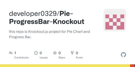 Github Developer0329pie Progressbar Knockout This Repo Is Knockout