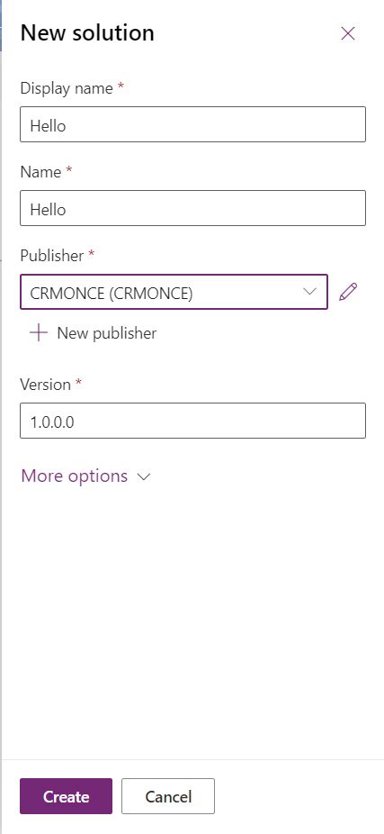 how to create power apps tables and columns crmonce