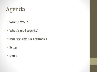 Mod Security PPTX
