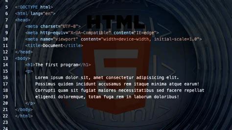 Como Iniciar Un Programa En Html