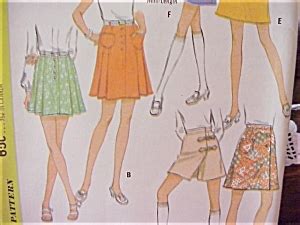 Mod 70s Mini Skirts Sewing Pattern 15511857