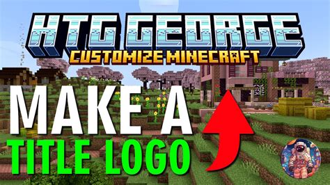 How To Create Your Own Custom Title Logo Easy Block Bench Tutorial Youtube