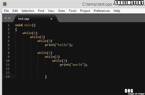 C Sublime3 Beta Auto Indent Broken Technical Support Sublime Forum