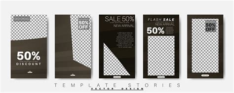 편집 가능한 스토리 배경 템플릿입니다 소셜 미디어에 대한 벡터 현대 디자인 배경 레이아웃 템플릿을 게시합니다 0명에 대한 스톡 벡터 아트 및 기타 이미지 Istock