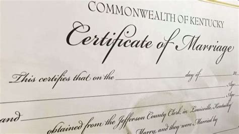 How To Get A Kentucky Marriage License Louisville Bourbon Inn