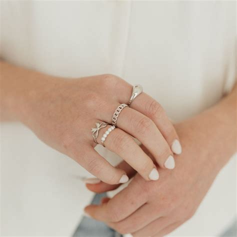 Meg Ring Silver Roma Designer Jewelry