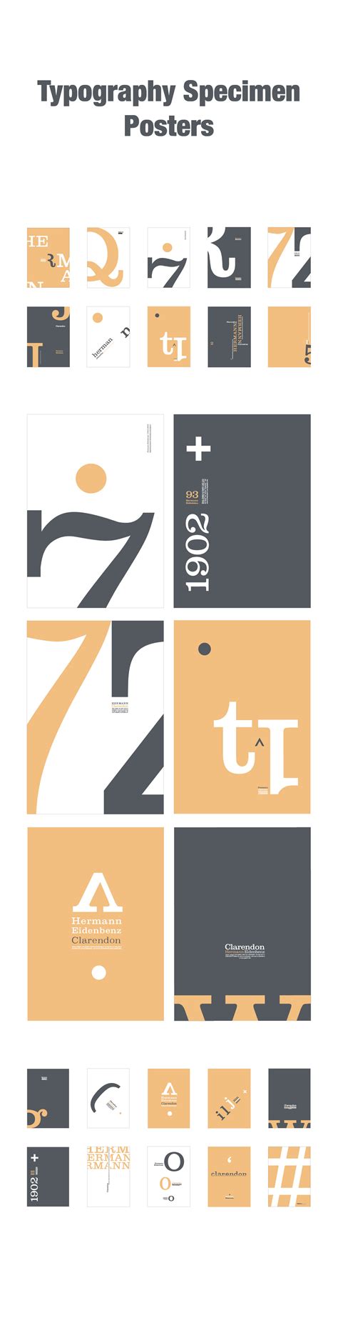 Typography Specimen Posters On Behance