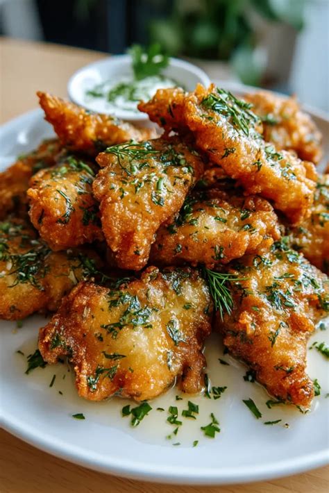 Crispy Fried Fish Batter With Herbs Classic Yummy