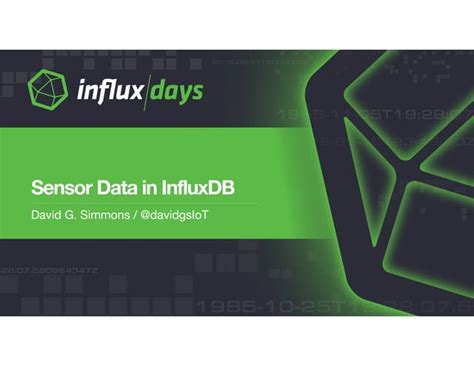 Sensor Data In Influxdb By David Simmons Iot Developer Evangelist