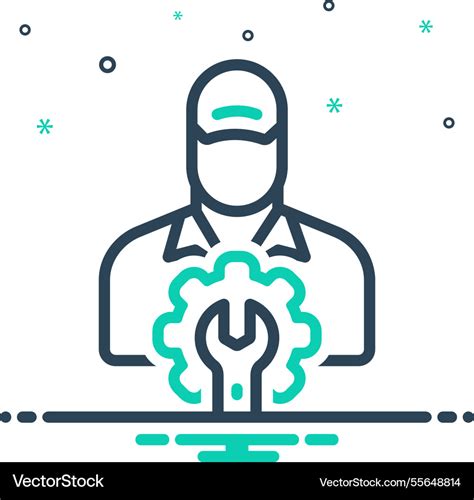Technician Royalty Free Vector Image Vectorstock
