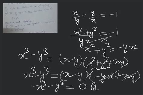 11 find the factor of x y 3− x3 y3 12 if yx xy −1 then find the va