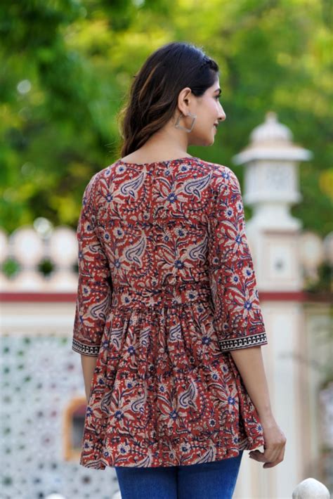 Traditional Printed Cotton Top Gender Female At Rs 550 In Jaipur