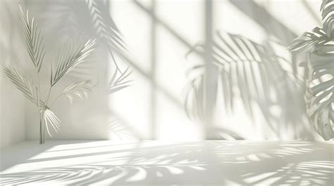 제품 프레젠테이션을 위한 추상적인 색 스튜디오 배경 생성 Ai의 그림자를 가진 빈 방 프리미엄 사진