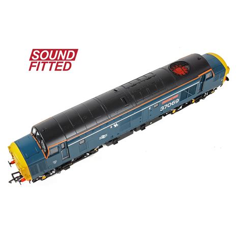Bachmann 35 312sf Class 37 0 Split Headcode 37069 Thornaby Tmd Br Blue White Stripe Oo