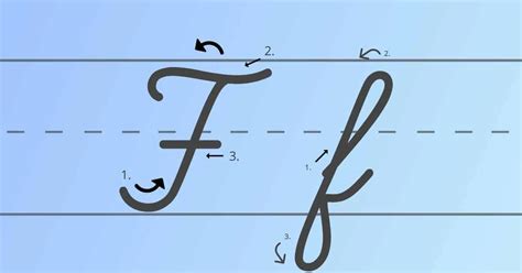 Capital F Cursive