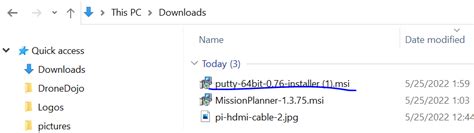 Ssh Into Rpi Drone Dojo