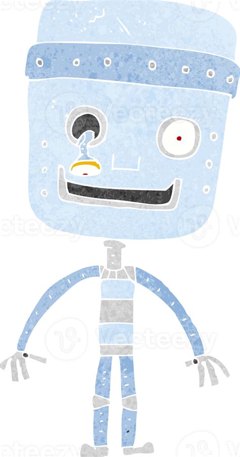 Cartoon Funny Robot 45295388 Png