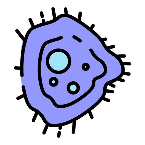 Premium Vector Structure Of Bacteria Icon Outline Structure Of