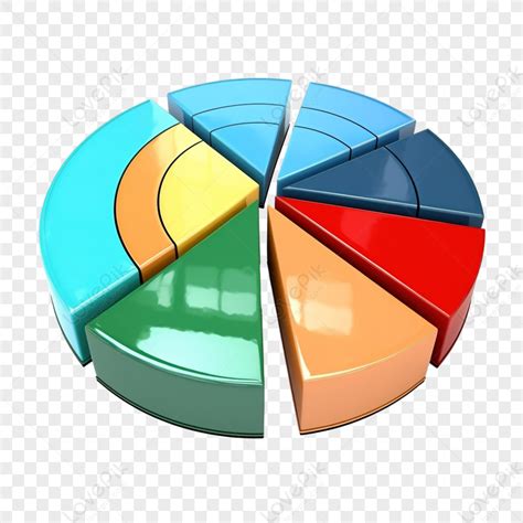 비즈니스 성장 원형 차트의 3d 그림성공재원 Png 일러스트 무료 다운로드 Lovepik