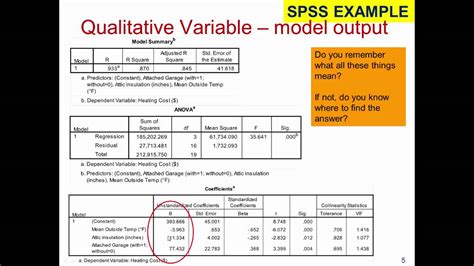 multiple regression qualitative variables youtube