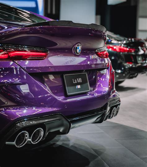 Individual Bmw M8 Gran Coupe Looks Gorgeous In Twilight Purple Carscoops
