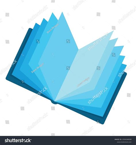 Open Book Flat Vector Illustration Logo Stock Vector Royalty Free 2354248599 Shutterstock