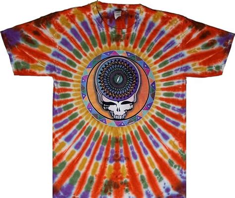 Grateful Dead Steal Your Face Shirt Tie Dye Concert Tee Steal Your