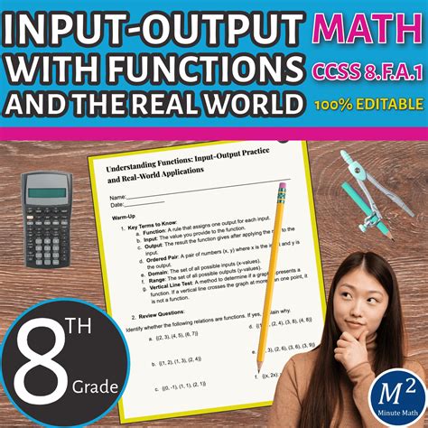 Understanding Functions Input Output Practice And Real World Applications Minute Math