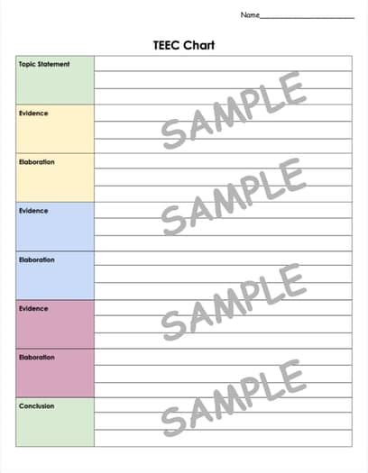 Teec Paragraph Writing Graphic Organizer With Handwriting Scaffolds For