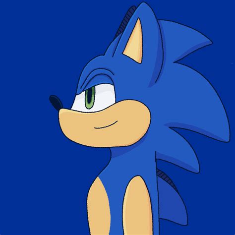Sonic Side Profile By Dahlynx On Deviantart