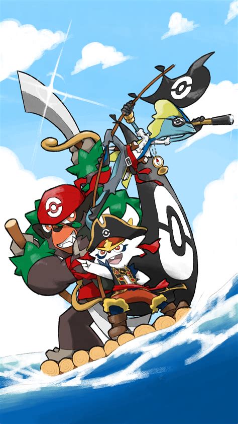 Cinderace Inteleon And Rillaboom Pokemon Drawn By Blacknirrow Danbooru