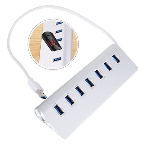 Orddiart Multifunction Hub 1pack Silver For Data Transfer And Charging In Tilted Design Orddiart Multifunction Hub 1pack Silver For Data Transfer And Charging In Tilted Design