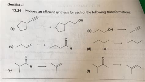 Solved Propose An Efficient Step By Step Synthesis For Each