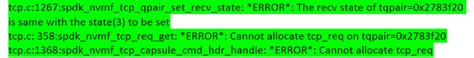 FIO With Bdev Plugin To Test Against NVMe TCP Target Issue 995