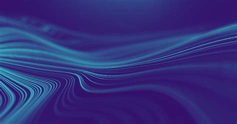 추상적 인 기술 배경 웨이브 효과 블루 미래 지향적 배경 음파 빅 데이터 파도에 대한 스톡 벡터 아트 및 기타 이미지 파도 데이터 음악 Istock