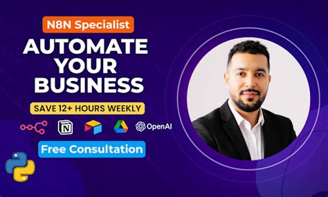 Save You Hours By Automating Tasks Using N8n Python And Ai Workflows By Azenautomation Fiverr