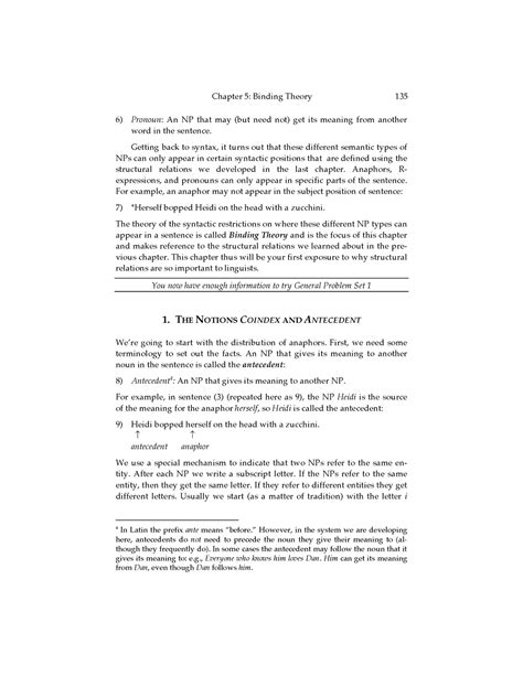 Syntax A Generative Introduction 154 170 Chapter 5 Binding Theory